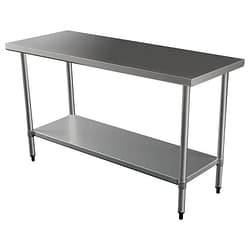 Commercial 304 Grade Stainless Steel Flat Bench, 1524 x 610 x 900mm ...