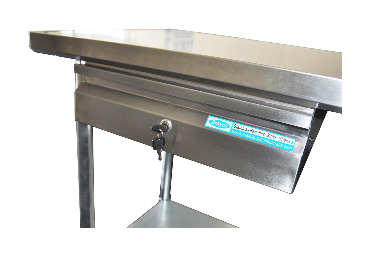 Single Underbench drawer for Stainless Benches - Brayco Commercial Pty Ltd