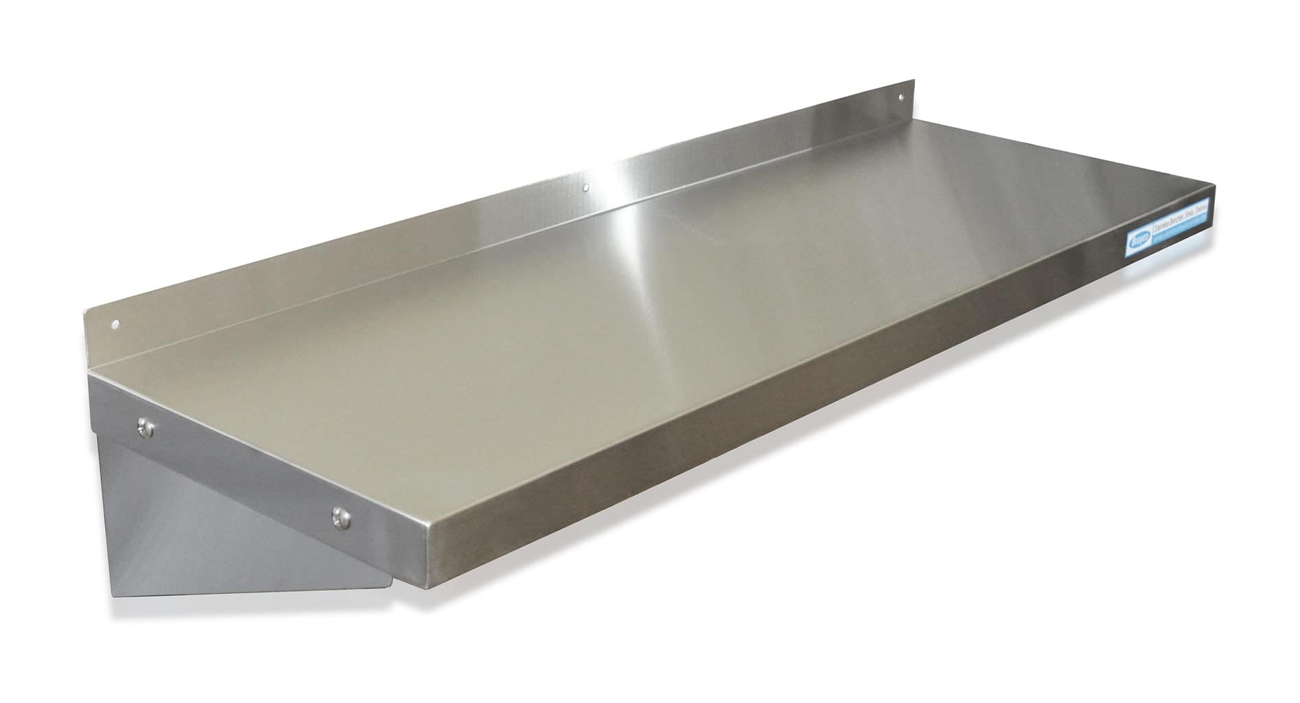Stainless Steel Solid Wall Shelf, 900 X 300mm deep - Brayco Commercial ...