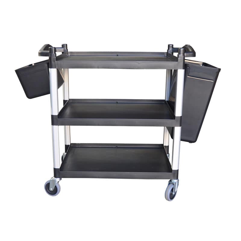 Polypropylene Catering Trolley, 3-Tier With Castors, 823 X 405 x 850mm ...