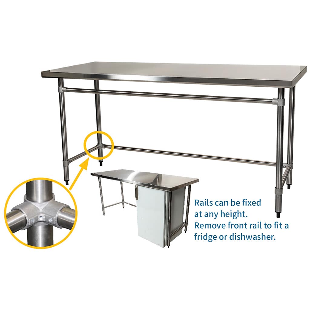 Leg Brace Rail Kit For Bench 2472 - Brayco Commercial Pty Ltd