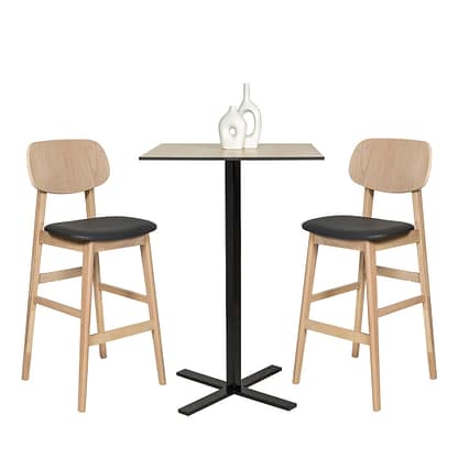 Shop Jonas Timber Bar Stool | Multiple Colours - Brayco