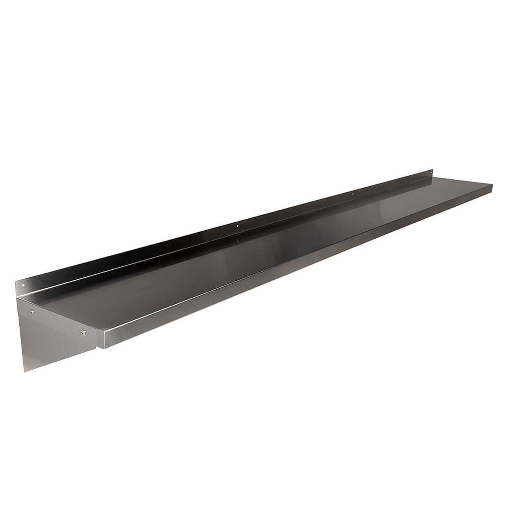 2400x300mm Stainless Steel Wall Shelf 3944