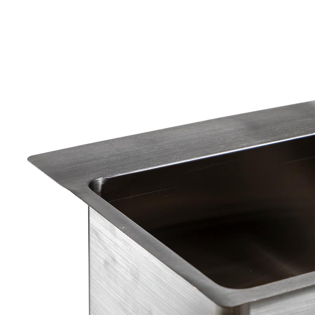 15Lt Stainless Steel Handbasin with 80mm Tap Lip