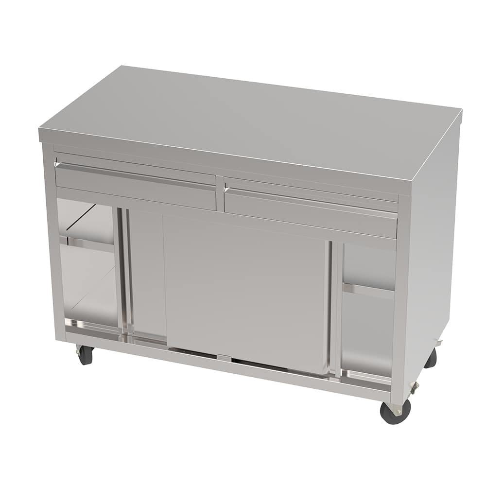 Stainless Steel Commercial Kitchen Cabinet, 1200 x 610 x 900mm high ...