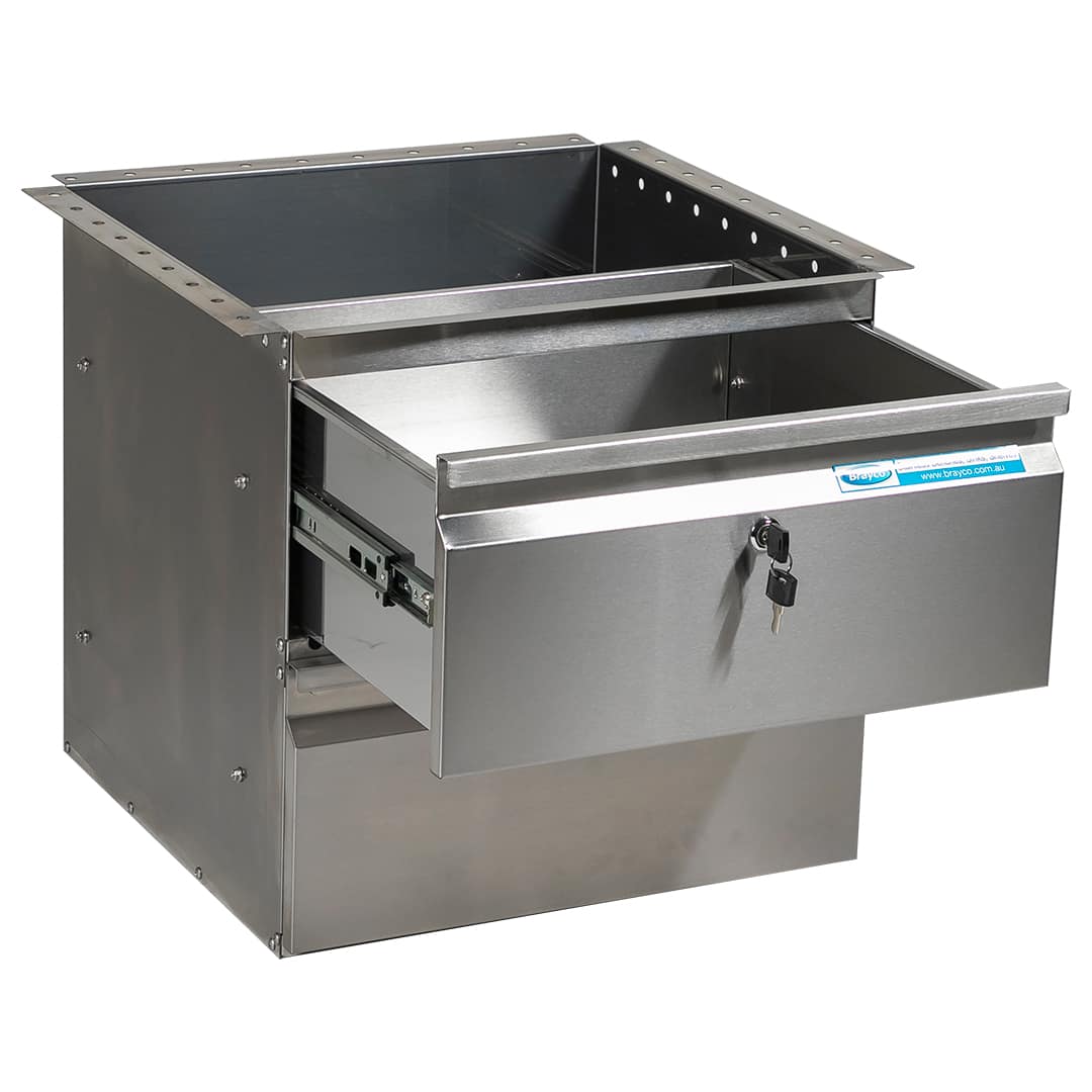 Large Double Underbench Drawers for Stainless Benches - Brayco ...
