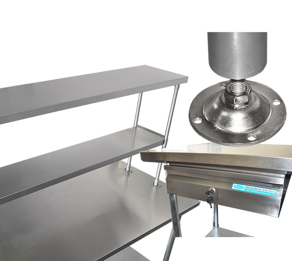 Stainless Steel Workbenches | Food-grade Kitchen Benches