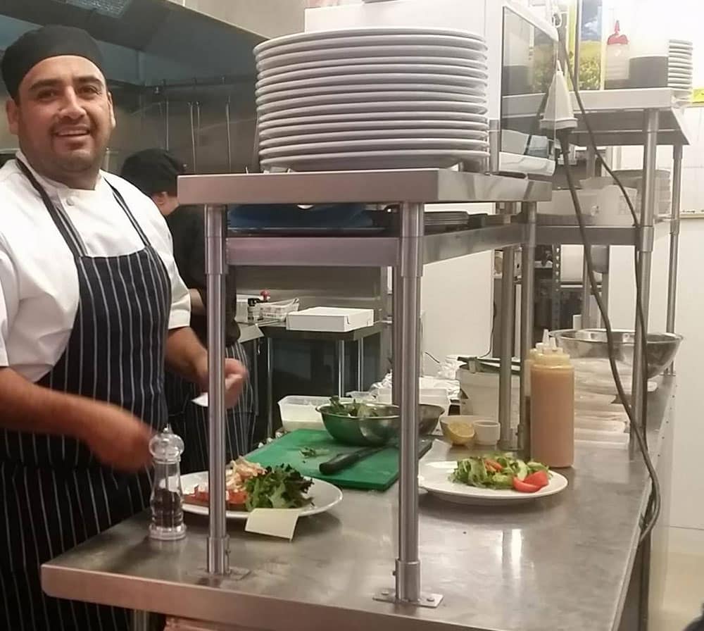 Stainless Steel 2 Tier Restaurant Overshelves | Double Bench Overshelf ...