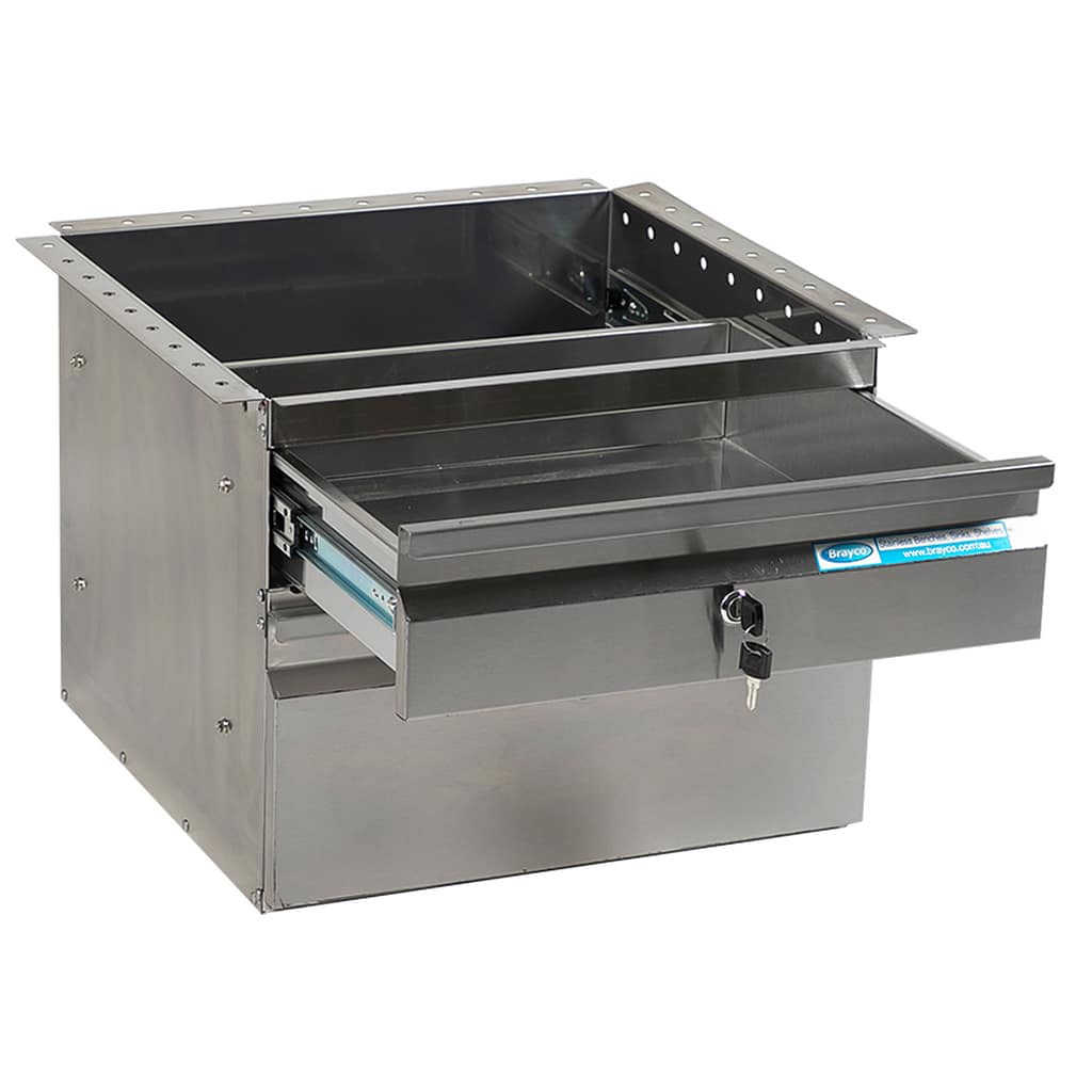 Double Underbench Drawers for Stainless Benches - Brayco Commercial Pty Ltd