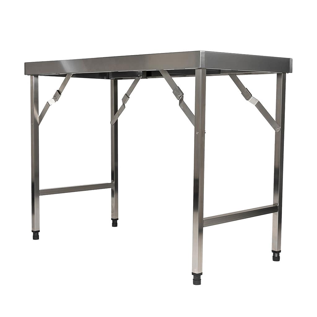 Economy 430 Grade Stainless Steel Folding Bench, 1200 x 610 x 900mm ...
