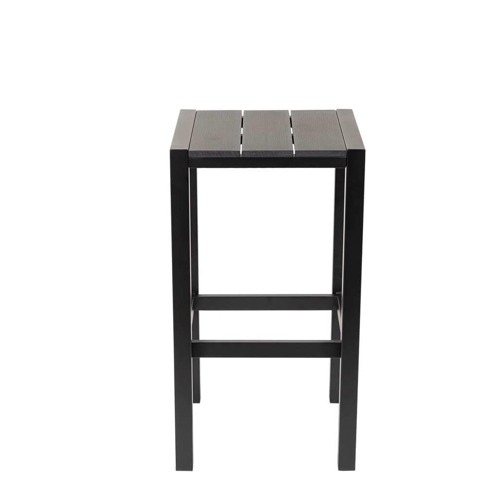 Corsica Aluminium Outdoor Bar Stool with Polywood Top