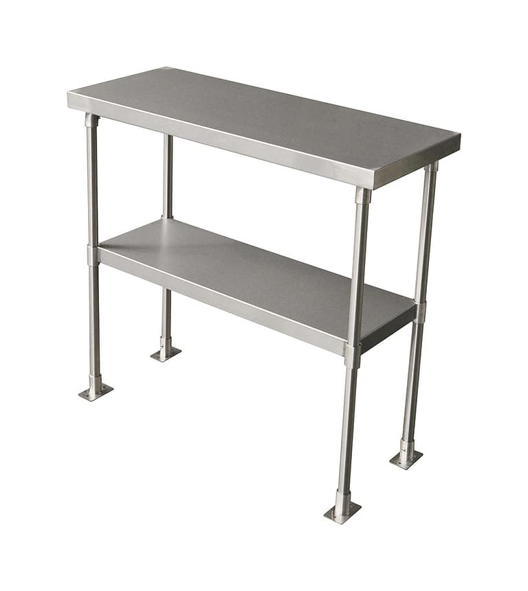 Stainless Steel Over Bench Shelf 2-Tier, 850 X 350mm - Brayco ...