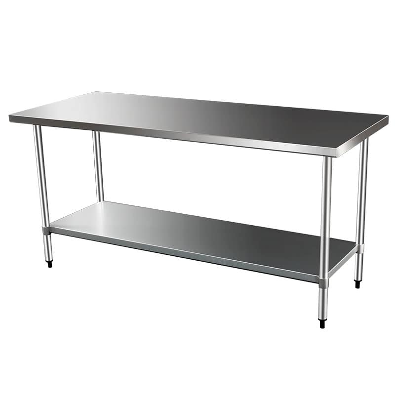 Stainless Steel Flat Benches - Extra Sturdy Stainless Steel Flat Tables