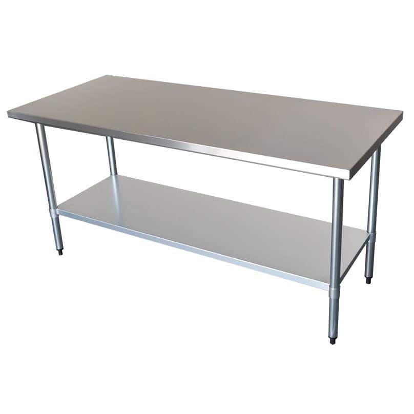 Stainless Steel Flat Benches - Extra Sturdy Stainless Steel Flat Tables