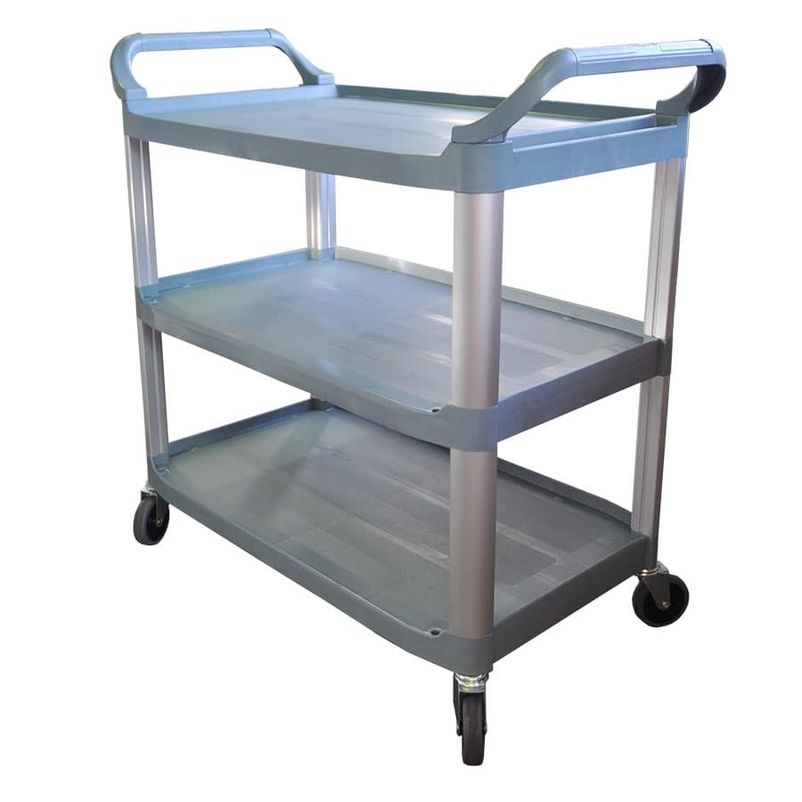 Polypropylene Trolley, 3-Tier With Castors, 1030 X 510 x 980mm high ...