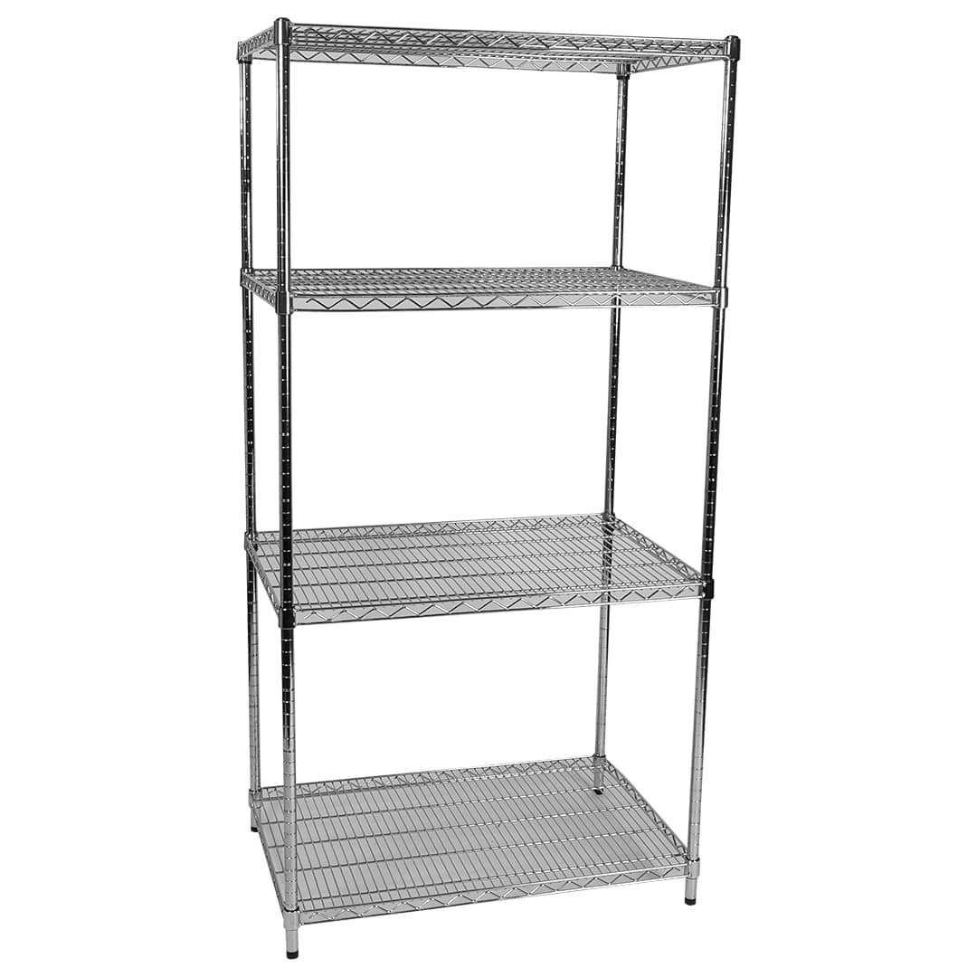 Chrome Shelving, Chrome Plated Wire Shelving For Sale - Brayco