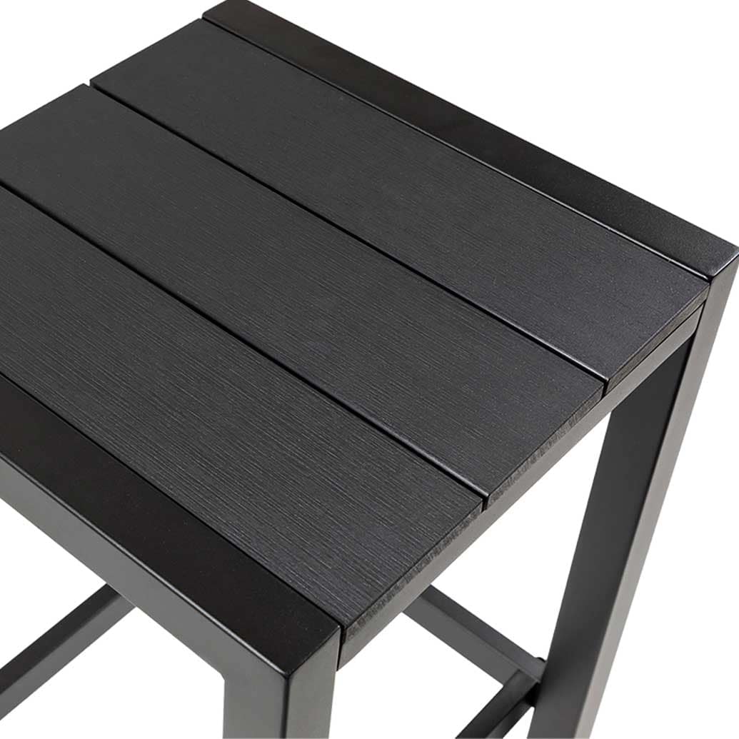 Corsica Aluminium Outdoor Bar Stool with Polywood Top