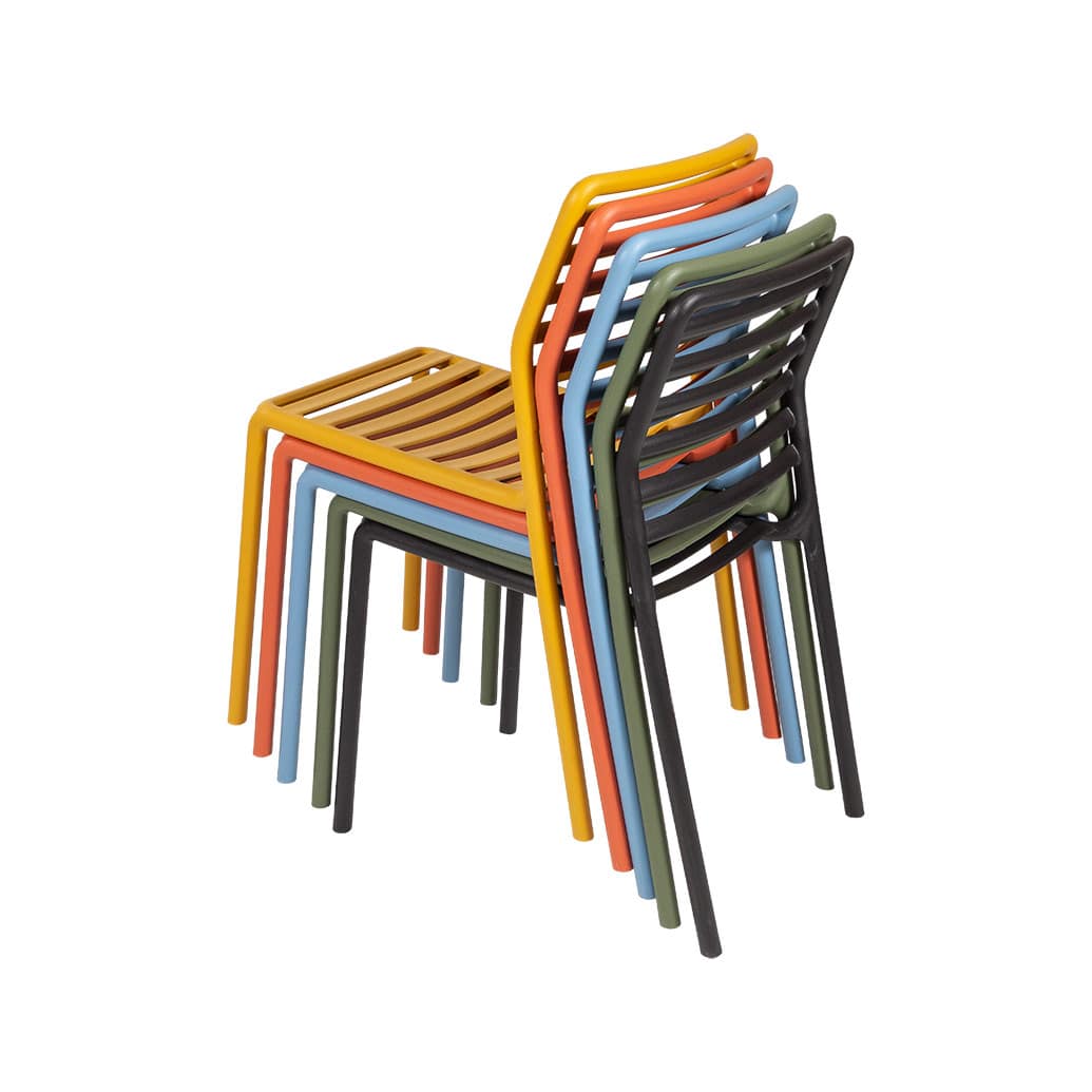 Elena Chair - Slatted Chair in 5 stunning colours - Brayco Australia