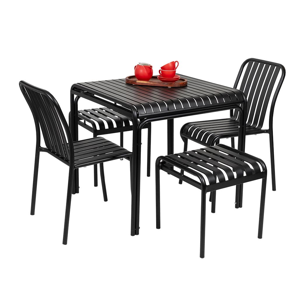 Luisa Aluminium Dining Table 80cm - Brayco Commercial Pty Ltd