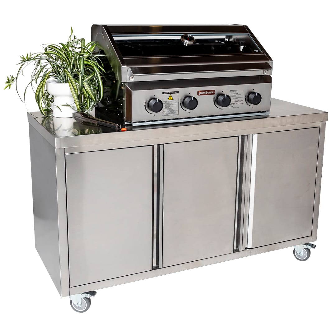 Stainless Steel Cabinet, 1500 x 610 x 900mm high - Brayco Commercial ...