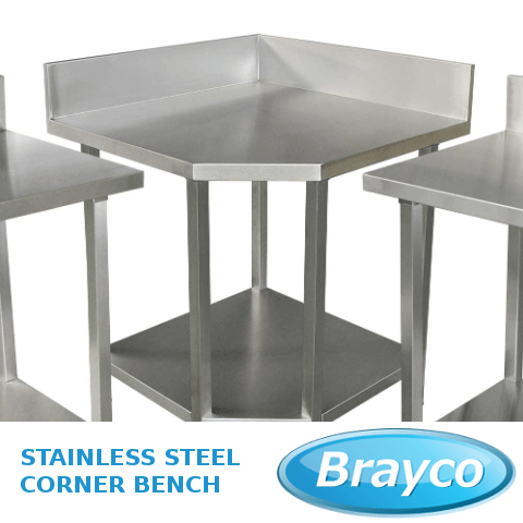 Stainless Steel Corner Bench Supplier - Brayco