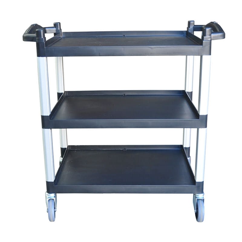 Polypropylene Catering Trolley, 3-Tier With Castors, 823 X 405 x 850mm ...
