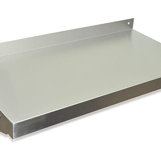 Stainless Steel Solid Wall Shelf, 600 X 300mm deep - Brayco Commercial ...