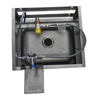 Knee Operated Sink | Hand Wash Basin | Knee Operatd Tap Through