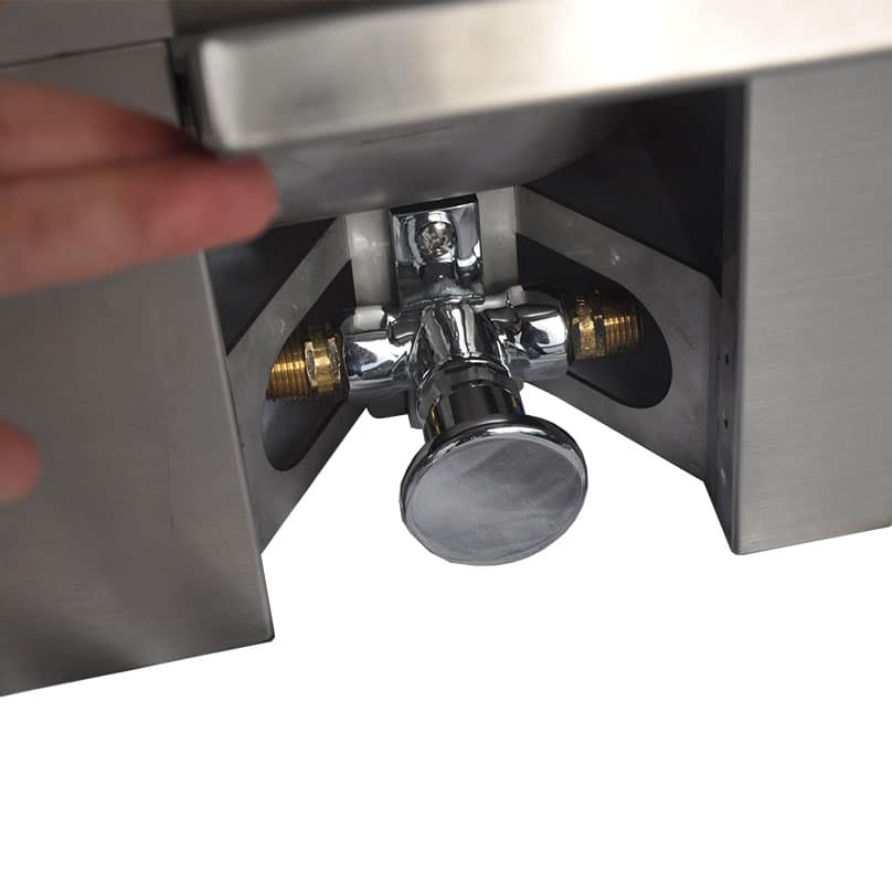 Knee Operated Sink | Hand Wash Basin | Knee Operatd Tap Through