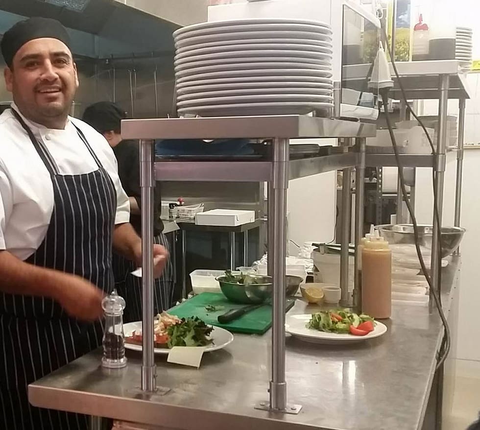 Stainless Steel 2 Tier Restaurant Overshelves | Double Bench Overshelf ...